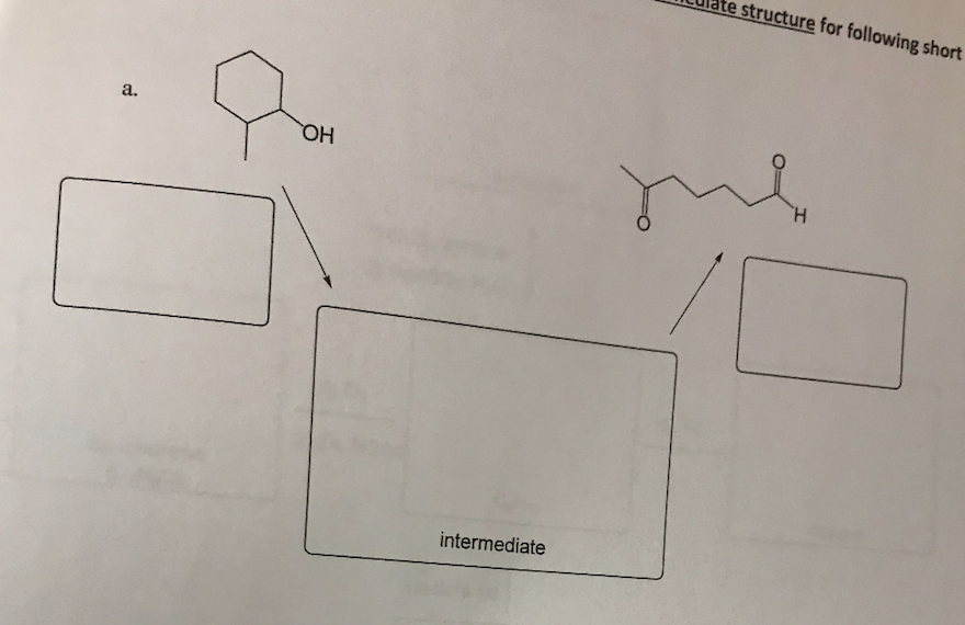 Solved ulate structure for following short a. OH | Chegg.com Solved ulate structure for following short a. OH | Chegg.com