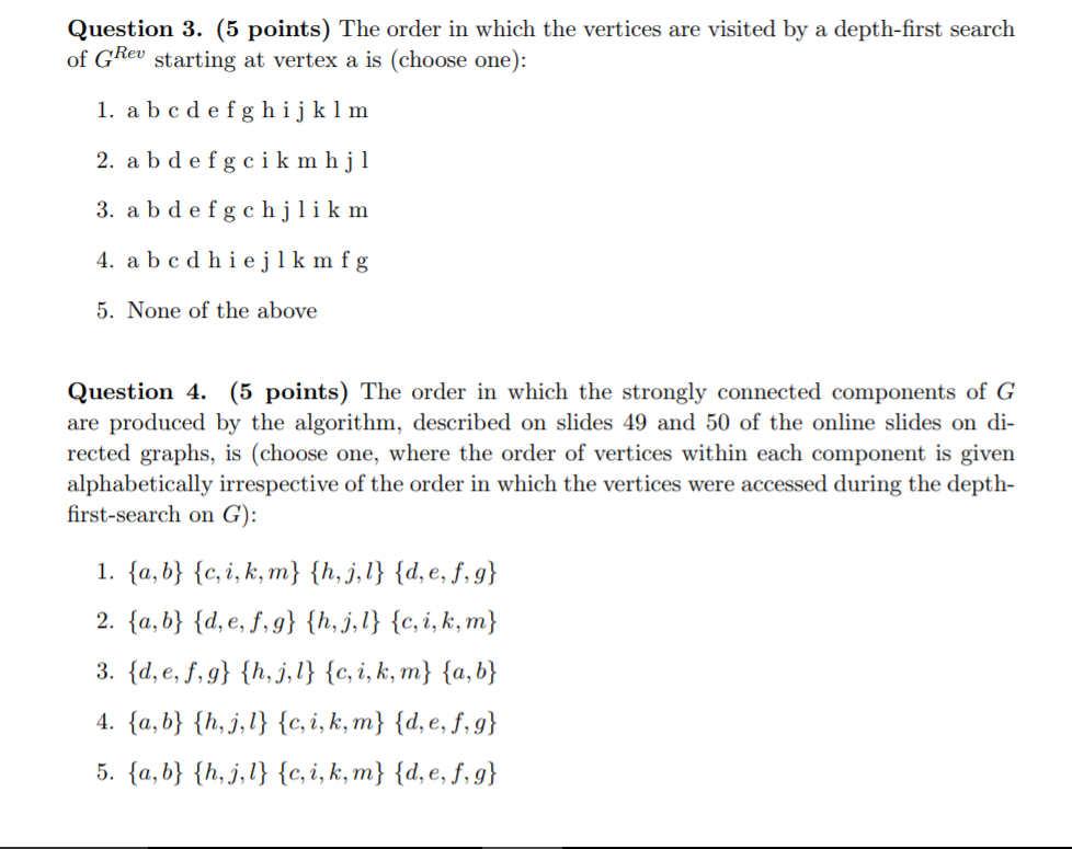 Solved Material for Questions 3 and 4. The reverse of a | Chegg.com