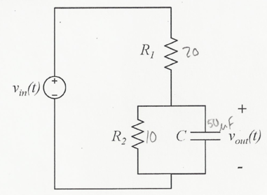 The circuit below has the following element values | Chegg.com