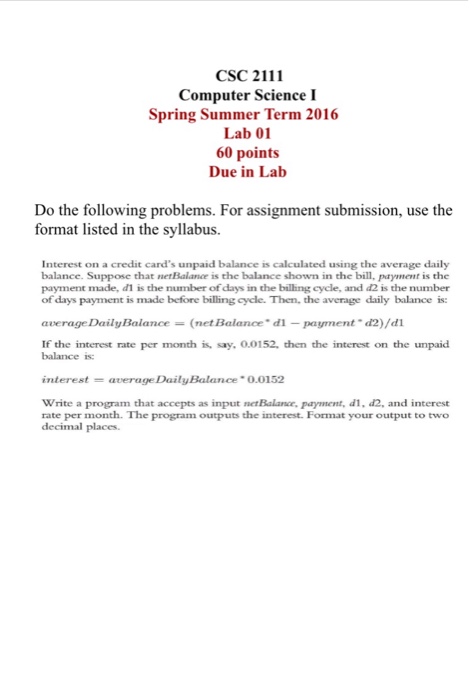 Solved Do the following problems. For assignment submission, | Chegg.com