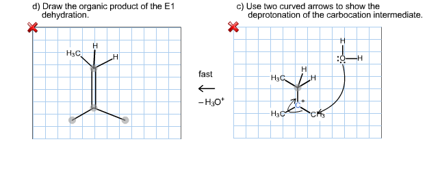 Solved Complete the electron-pushing mechanism for the E1 | Chegg.com