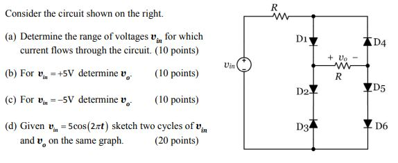 Solved Consider the circuit shown on the right. (a) | Chegg.com