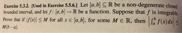Solved Let [a, b] R be a non-degenerate closed bounded | Chegg.com