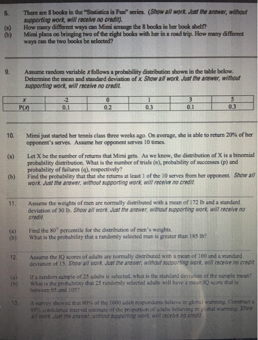 Solved There are 8 books m the "Statistics is Fun" series | Chegg.com