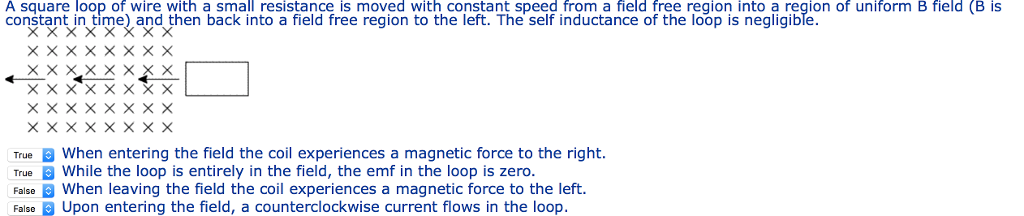 Solved A square loop of wire with a small resistance is | Chegg.com