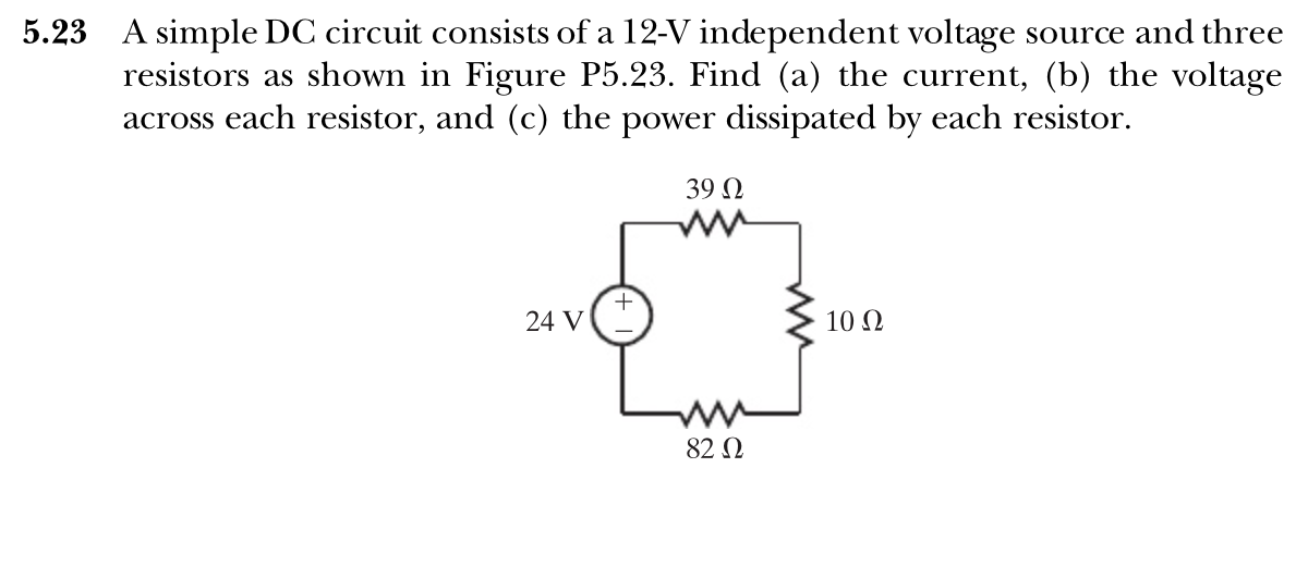 Solved A simple DC circuit consists of a 12-V independent | Chegg.com