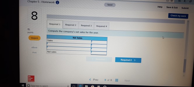 Solved Help Save&Exit Submit Check my work 8 Problem 5-3A | Chegg.com