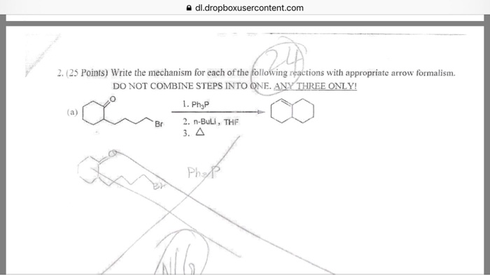 Solved Write the mechanism for each of the following | Chegg.com