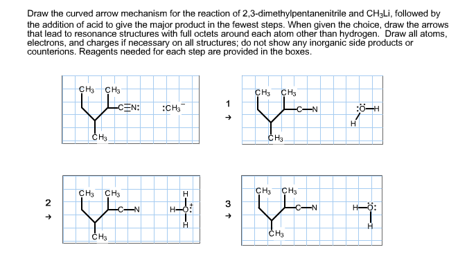 Solved Draw the curved arrow mechanism for the reaction of | Chegg.com