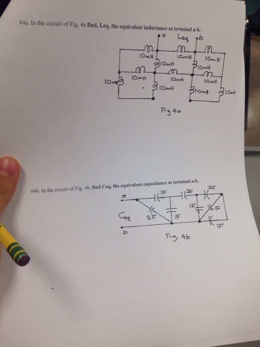 Solved In the circuit of figure. 4a find, Leq, the | Chegg.com