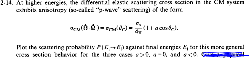 2-14. At higher energies, the differential elastic | Chegg.com