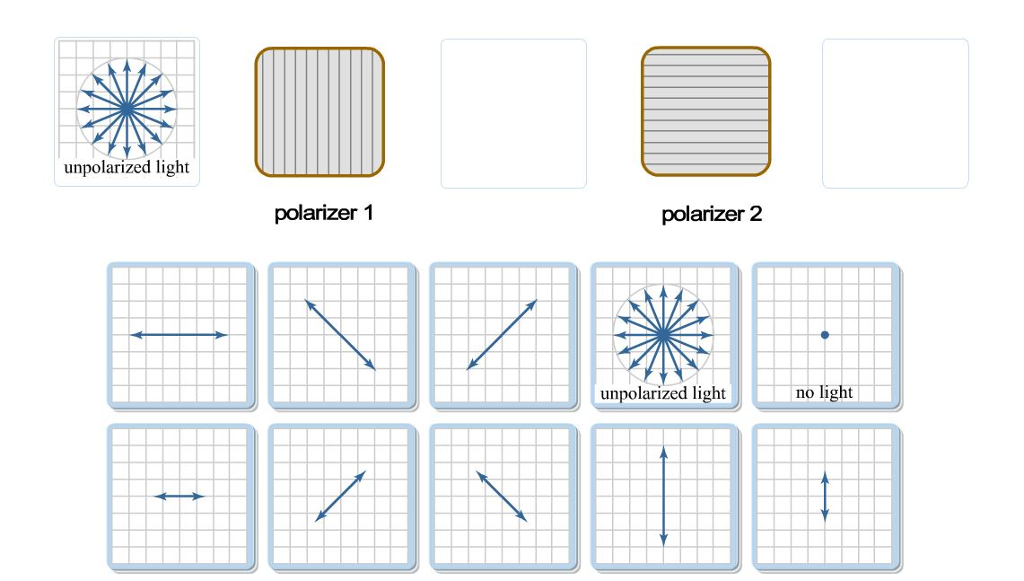 Solved Two polarizing filters are placed in a sequence, as | Chegg.com