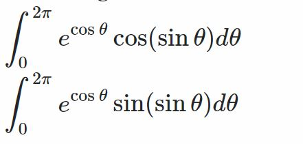 Solved 2TT ecos o cos (sin ??? 0 2TT ecos ? sin (sin ?)dG 0 | Chegg.com