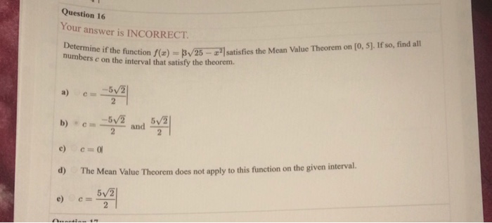 Solved Determine if the function f(x) =|3 Squareroot 25-x^2| | Chegg.com