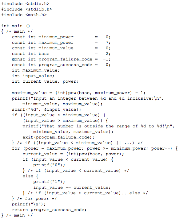 Solved Consider this C program: Describe (in an general | Chegg.com