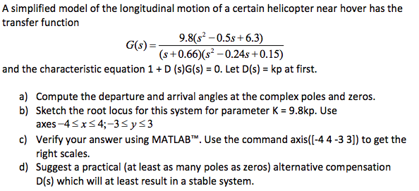 A simplified model of the longitudinal motion of a | Chegg.com