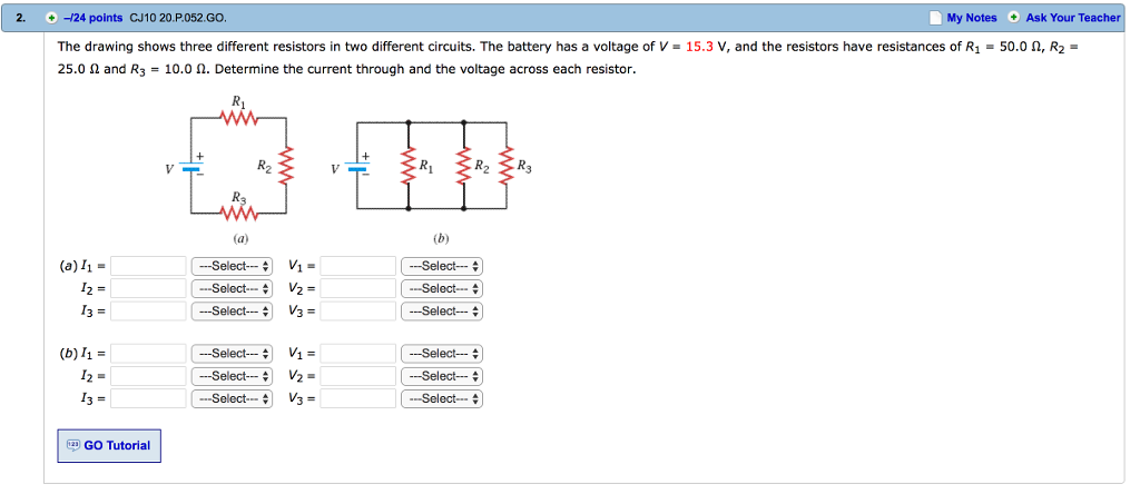 Solved The drawing shows three different resistors in two | Chegg.com
