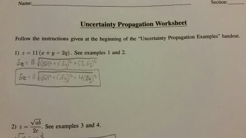 Solved I can't figure out the questions on this Uncertainty | Chegg.com