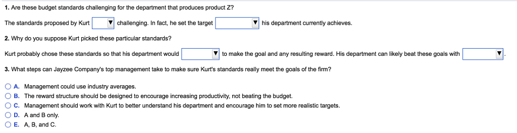 Solved zee Company manufactures a variety of products in a | Chegg.com