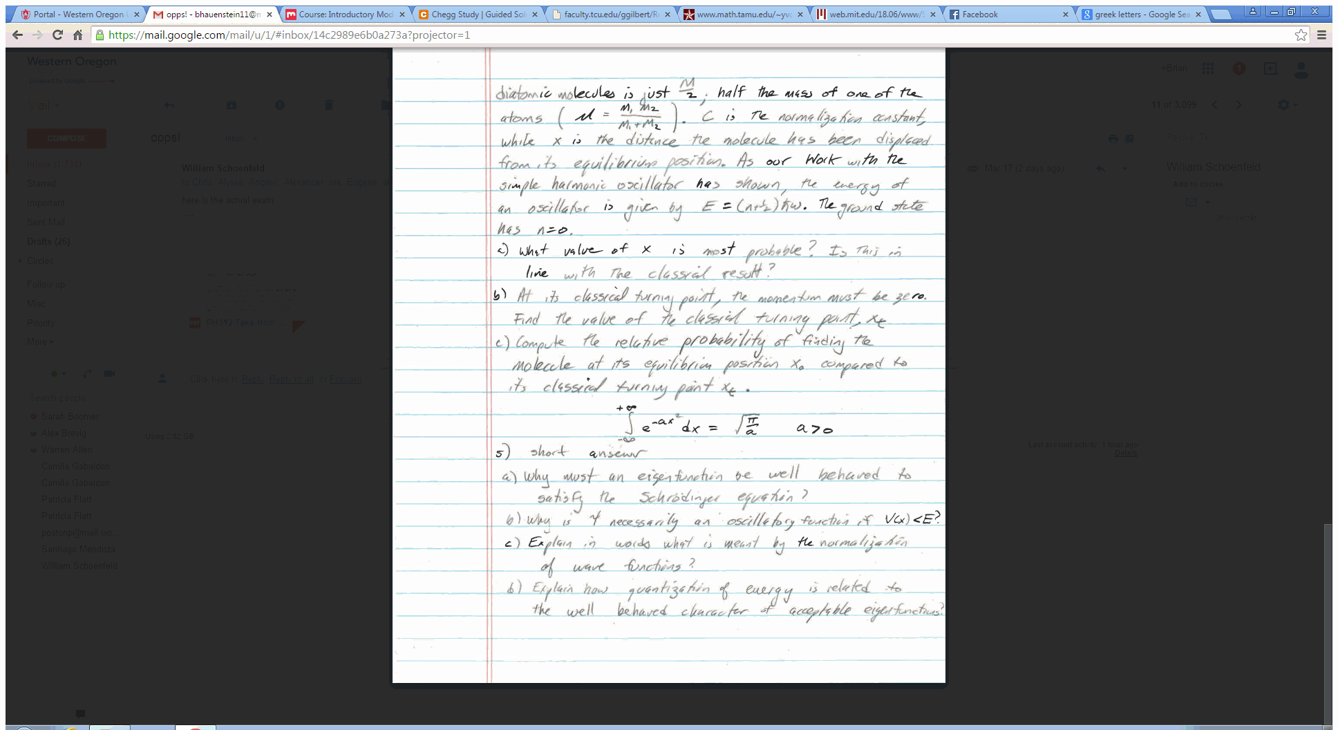 I need help with 5. | Chegg.com