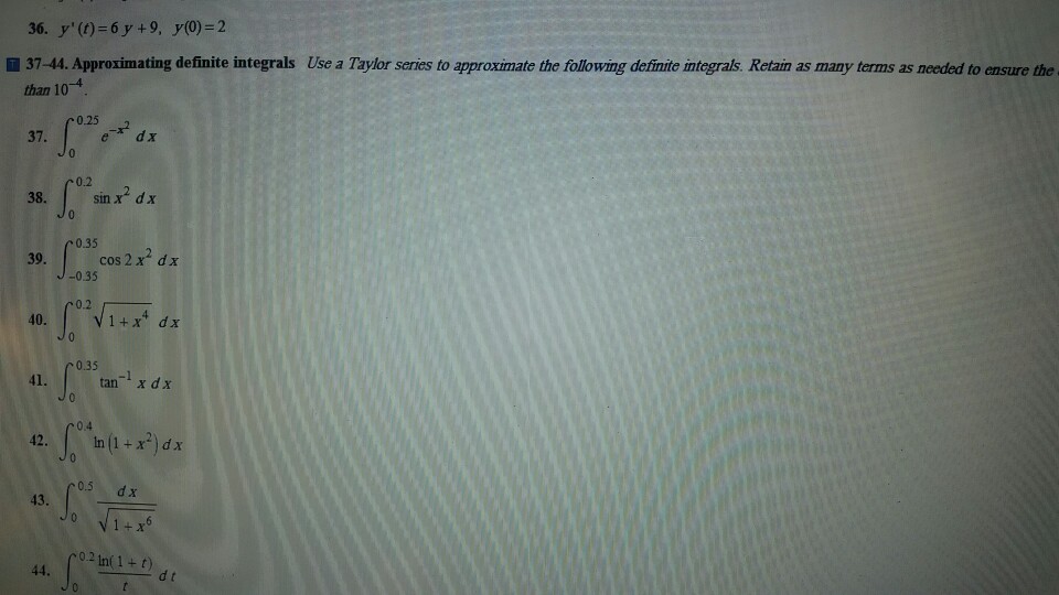 Solved Use a Taylor series to approximate the following | Chegg.com