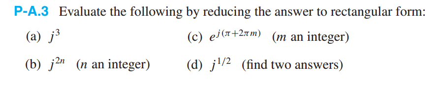Solved Evaluate the following by reducing the answer to | Chegg.com