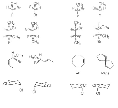 Solved Identify the relationship between these structures by | Chegg.com