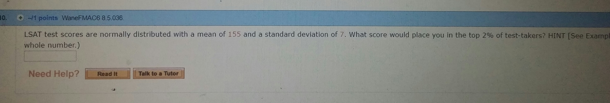 Solved LSAT test scores are normally distributed with a mean | Chegg.com