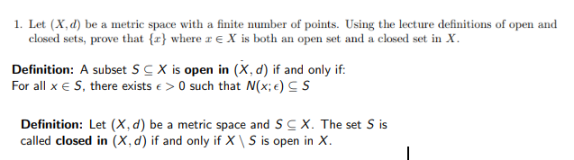 Solved Er O Ints Closed Sets Prove That R Where E X Is Both