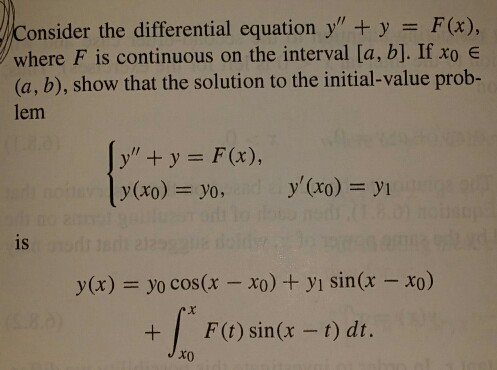 Solved Differential equations and linear algebra problem : | Chegg.com