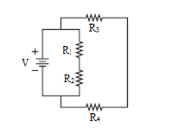 Solved The figure shows a circuit consisting of a battery | Chegg.com