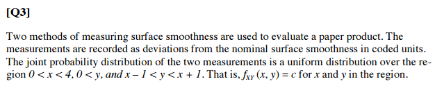 Solved [Q3] Two methods of measuring surface smoothness are | Chegg.com