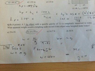 Solved d) 92 m 2.0 m 86 m 82 (4) (1.5 3.0 t s 1.75 Q.5) (4 | Chegg.com