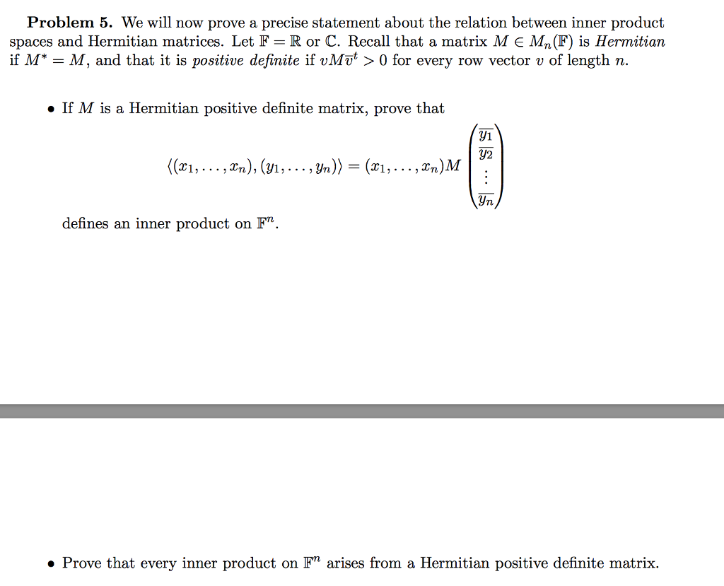 Solved Problem 5. We will now prove a precise statement | Chegg.com