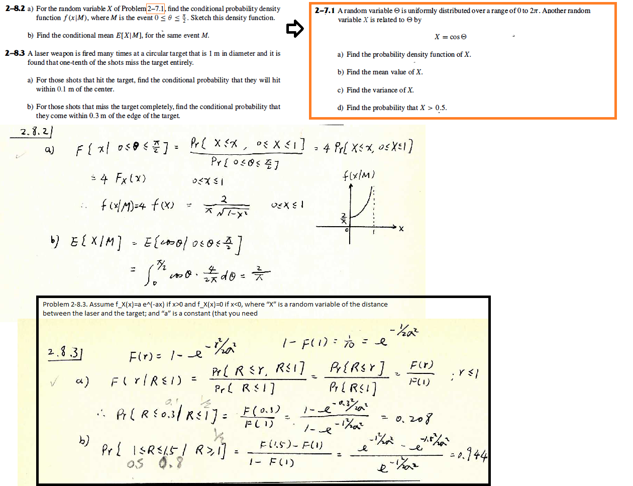 Solved For The Random Variable X Of Problem 2 71 Find The 9204