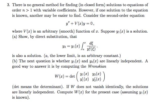 Solved 3. There is no general method for finding (in closed | Chegg.com