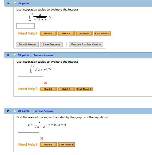 Solved Use integration tables to evaluate the integral. 16 | Chegg.com Solved Use integration tables to evaluate the integral. 16 | Chegg.com
