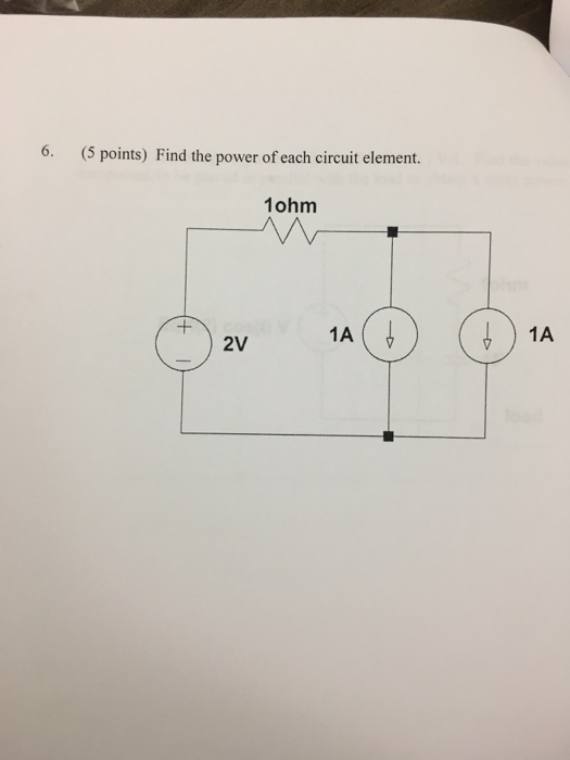 Solved Find the power of each circuit element. | Chegg.com