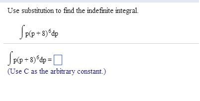 Solved Use substitution to find the indefinite integral. | Chegg.com