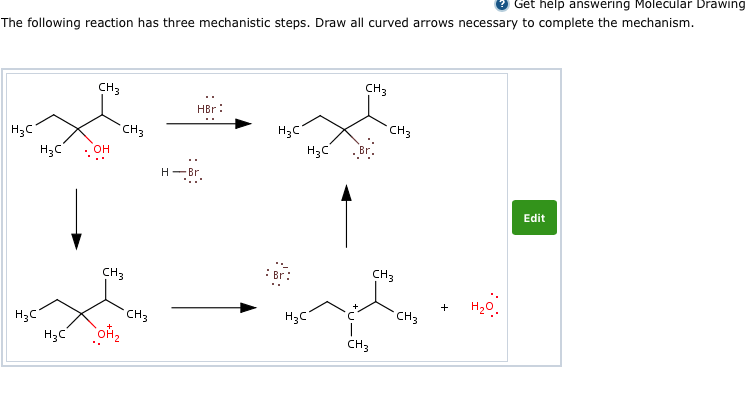 Solved The following reaction has three mechanistic steps. | Chegg.com