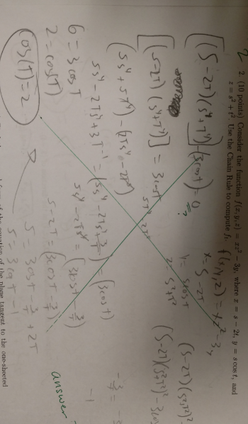 Solved I am studying for my calc 3 final, and I got this | Chegg.com