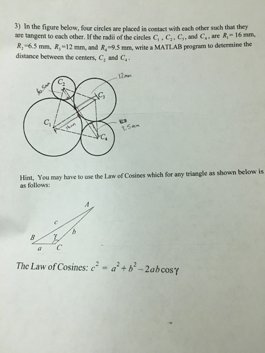 Solved In the figure below, four circles are placed in | Chegg.com