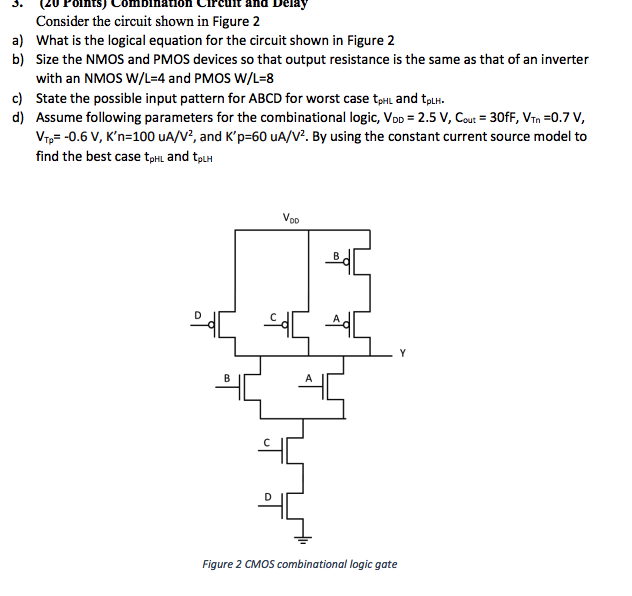 Solved 3. (2o Points) Combination Cireuit and Deay Consider | Chegg.com