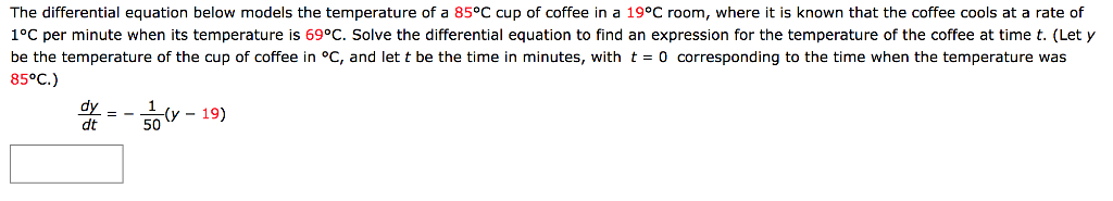 Solved The differential equation below models the | Chegg.com