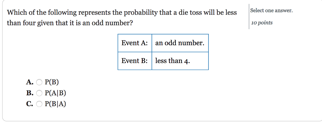 Solved Select one answier Which of the following represents | Chegg.com
