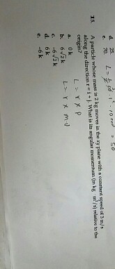 Solved A particle whose mass is 2 kg moves in the xy plane | Chegg.com