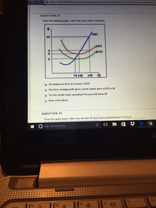 Solved Given the following graph, select the most correct | Chegg.com