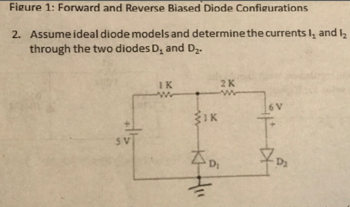 Solved Figure 1: Forward and Reverse Biased Diode | Chegg.com