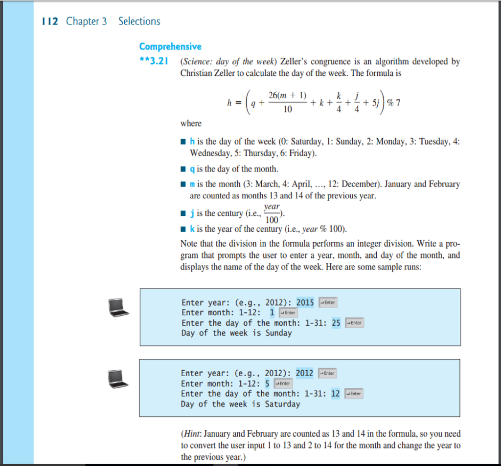 Solved 112 Chapter 3 Selections Comprehensive *3.2 (Science: | Chegg.com