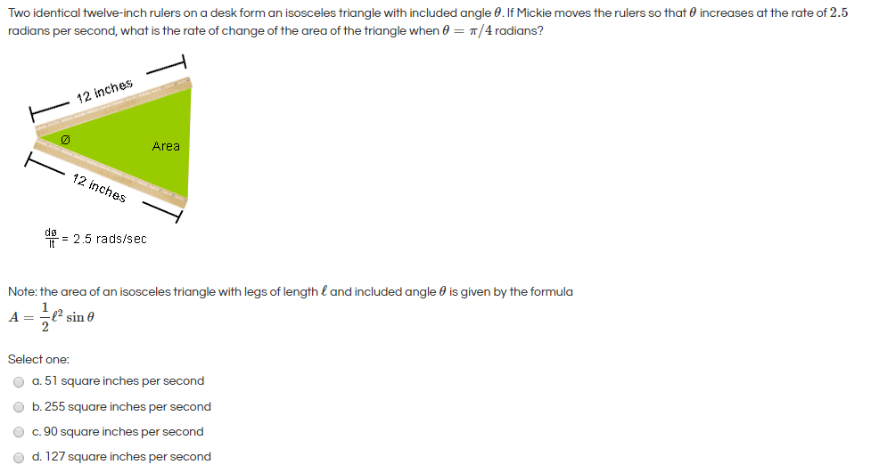 Solved Two identical twelve-inch rulers on a desk form an | Chegg.com